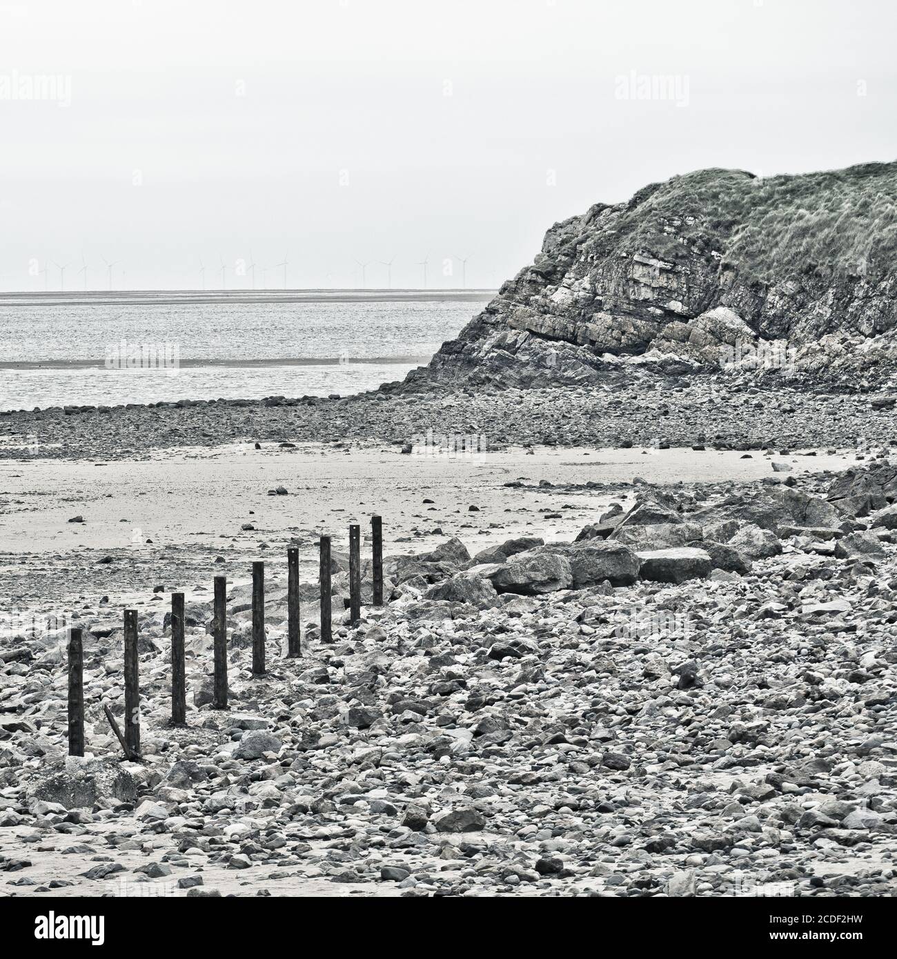 The village of Haverigg lies on the Duddon Estuary a short distance ...