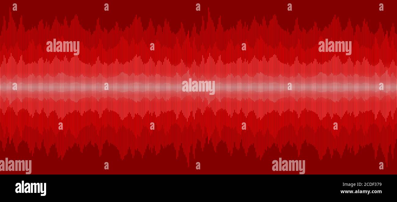 A red background with a sound scale Stock Vector Image & Art - Alamy
