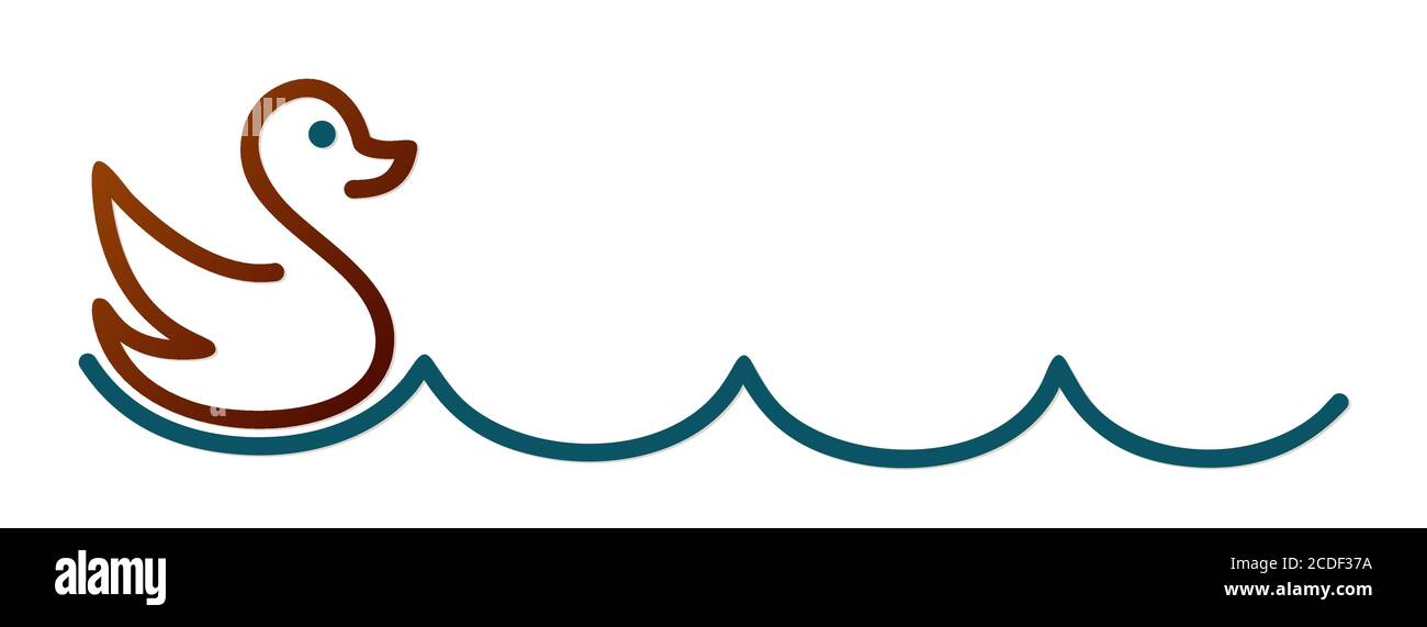 Duck symbol Cut Out Stock Images & Pictures - Alamy