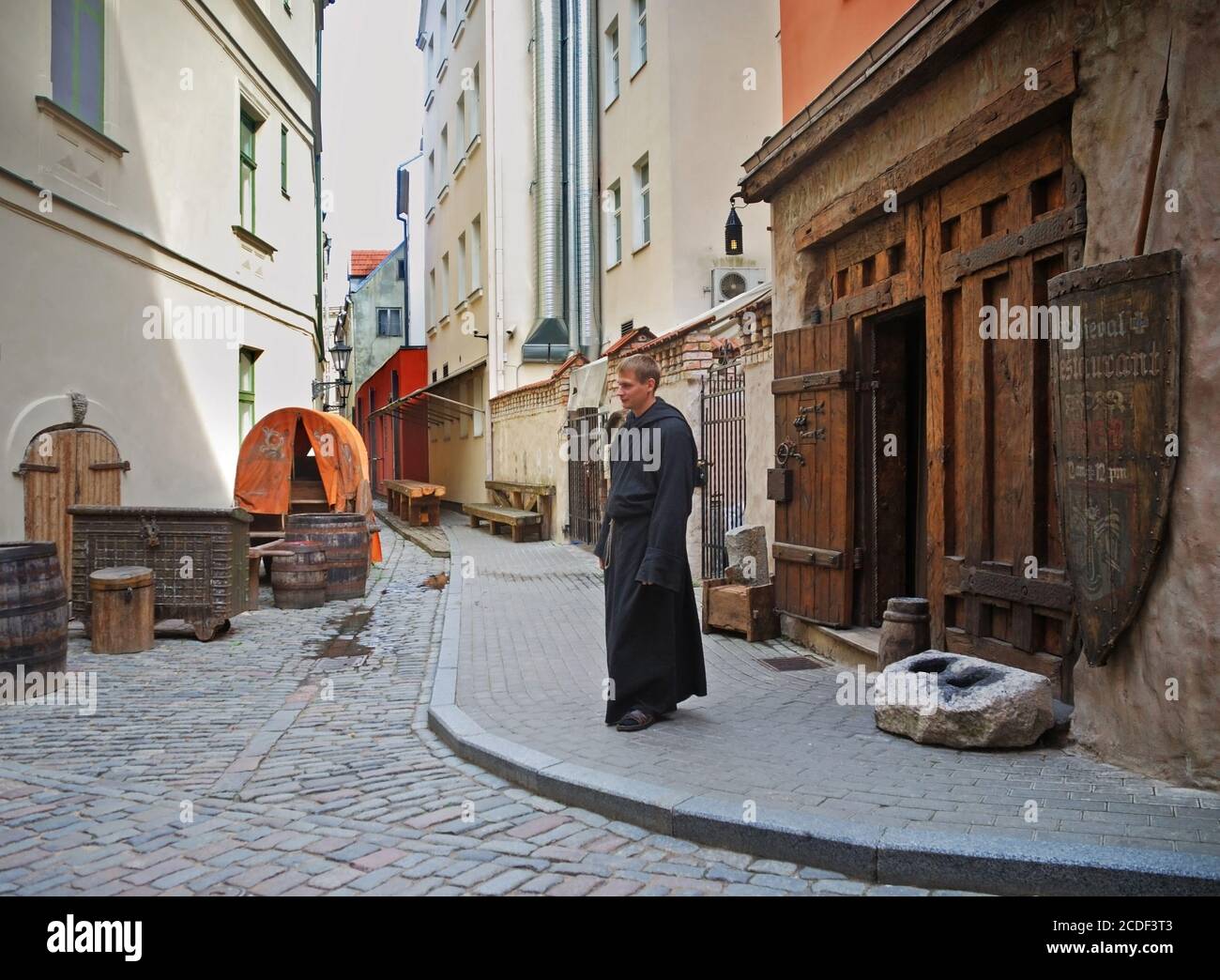 Rozengrals restaurant in Riga. Latvia Stock Photo - Alamy