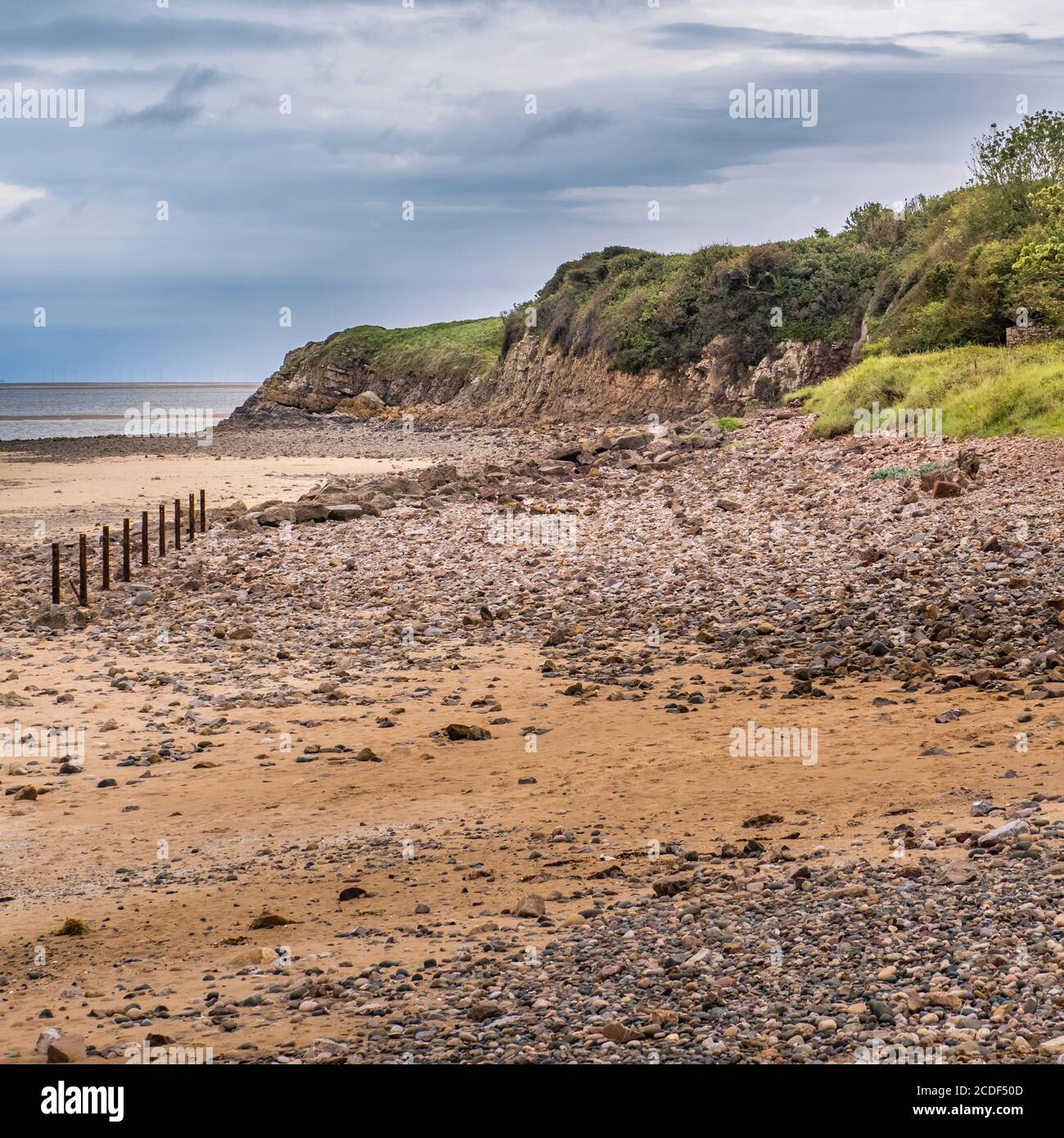 The village of Haverigg lies on the Duddon Estuary a short distance ...