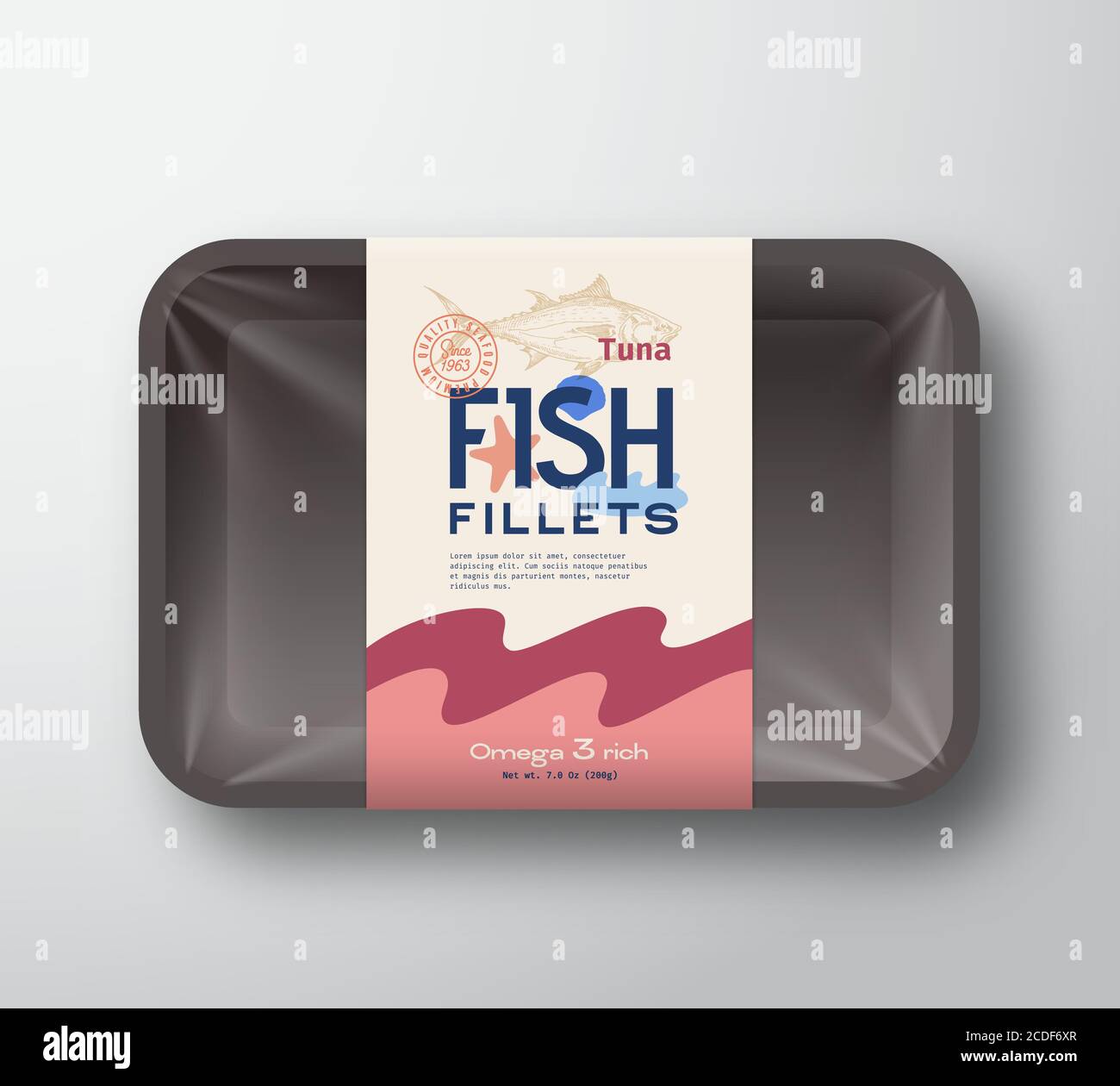 Tuna fillets Stock Vector Images - Alamy