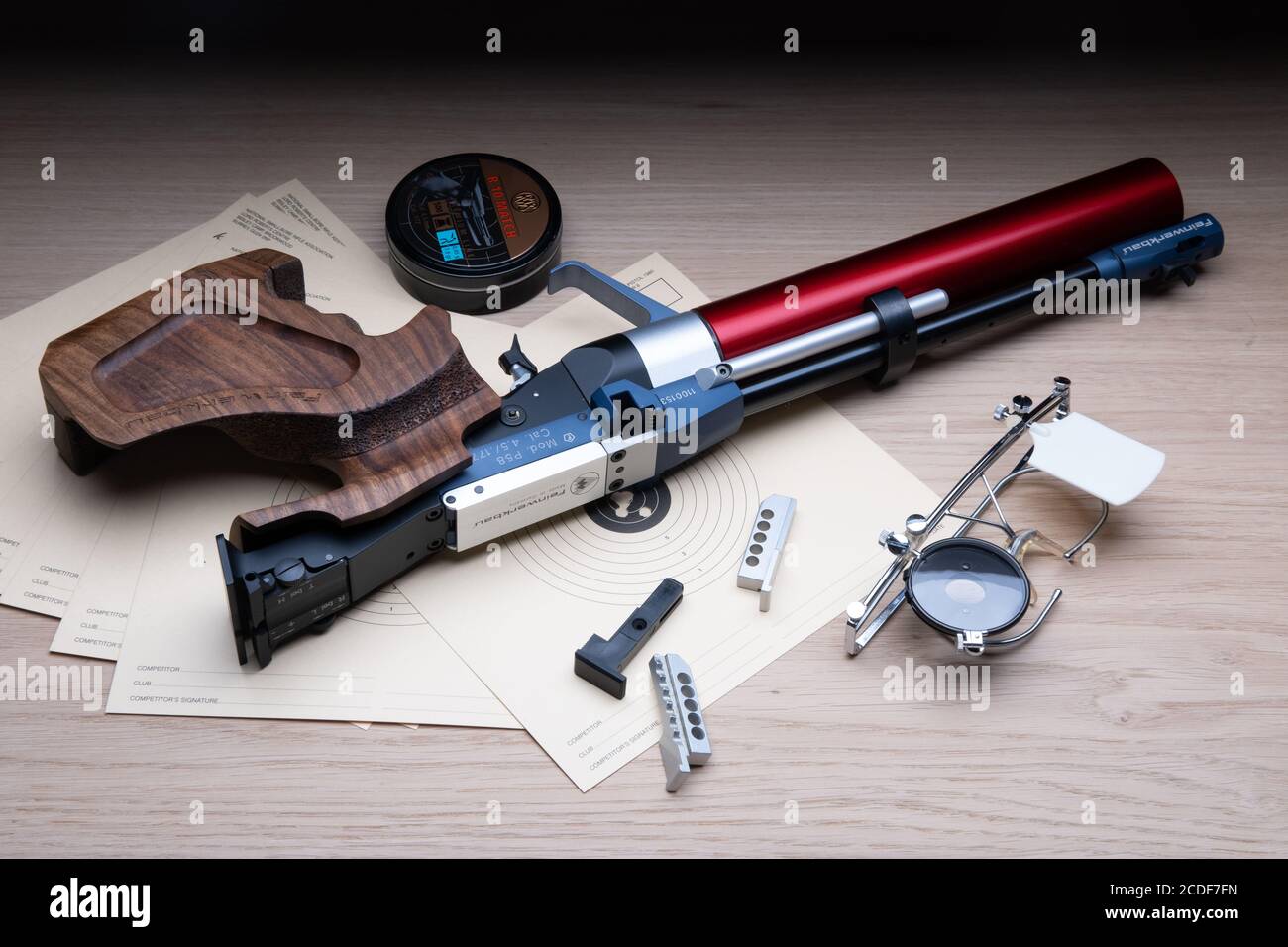 Feinwerkbau P58 air pistol Stock Photo - Alamy