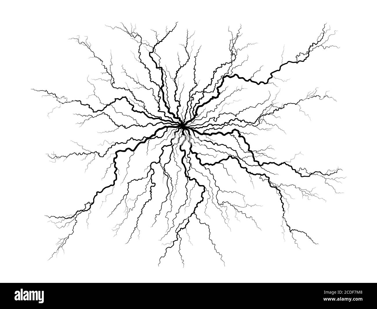 Lightning strike Stock Vector Images - Alamy