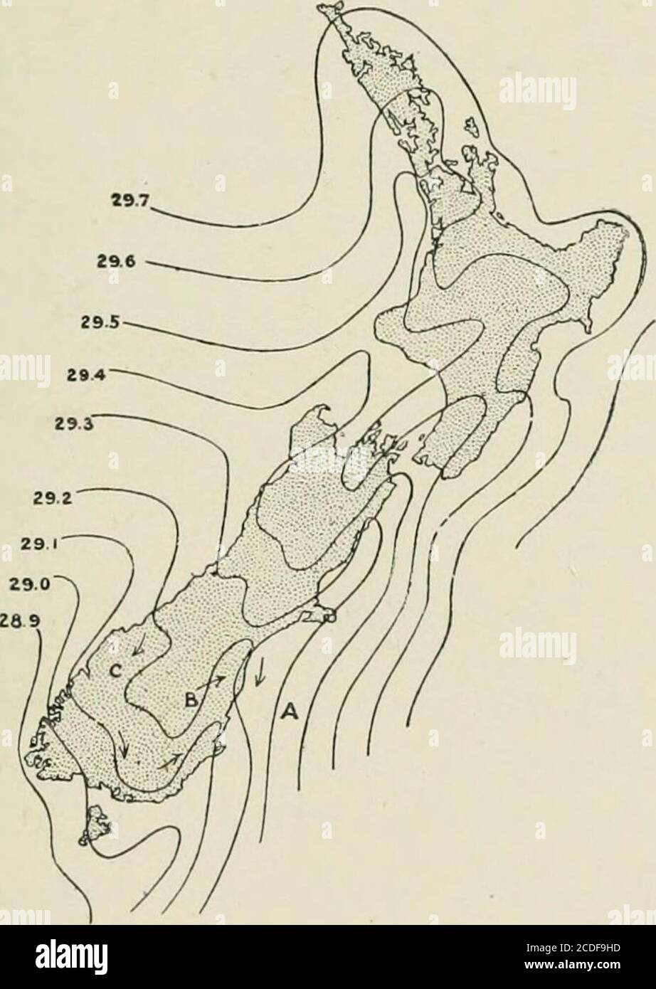 Isobars map hi-res stock photography and images - Alamy