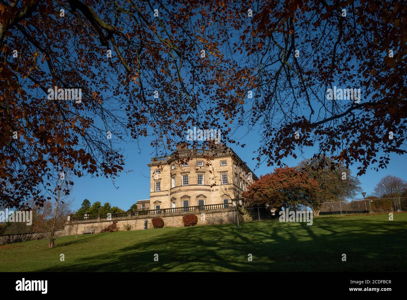 Bretton Hall at Yorkshire Sculpture Park near Wakefield, Yorkshire, UK ...