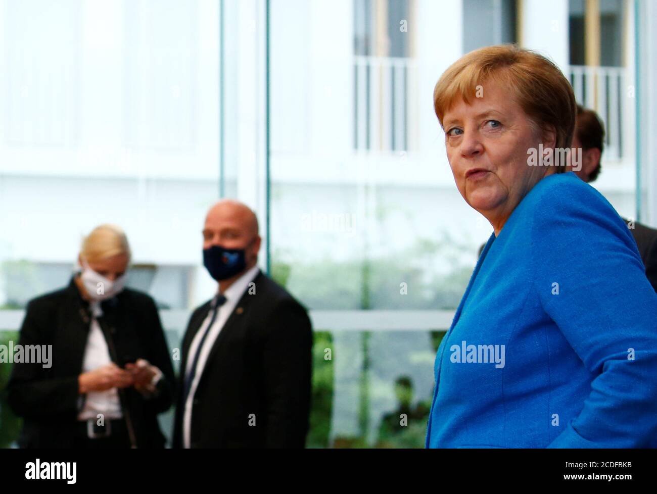 Berlin, Germany. 28th Aug, 2020. German Chancellor Angela Merkel (CDU ...