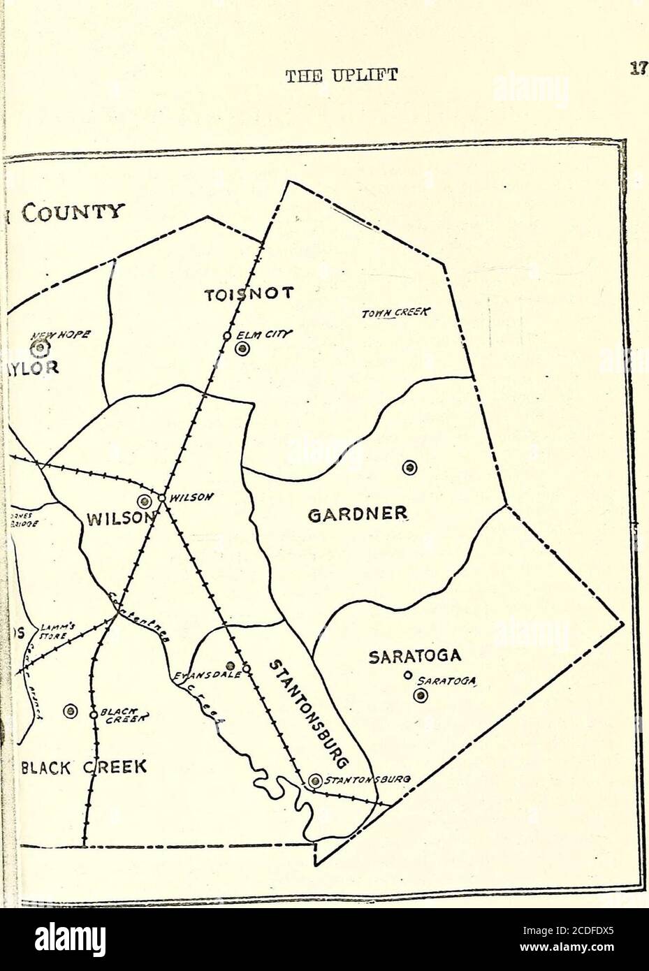 Map of wilson county hi-res stock photography and images - Alamy
