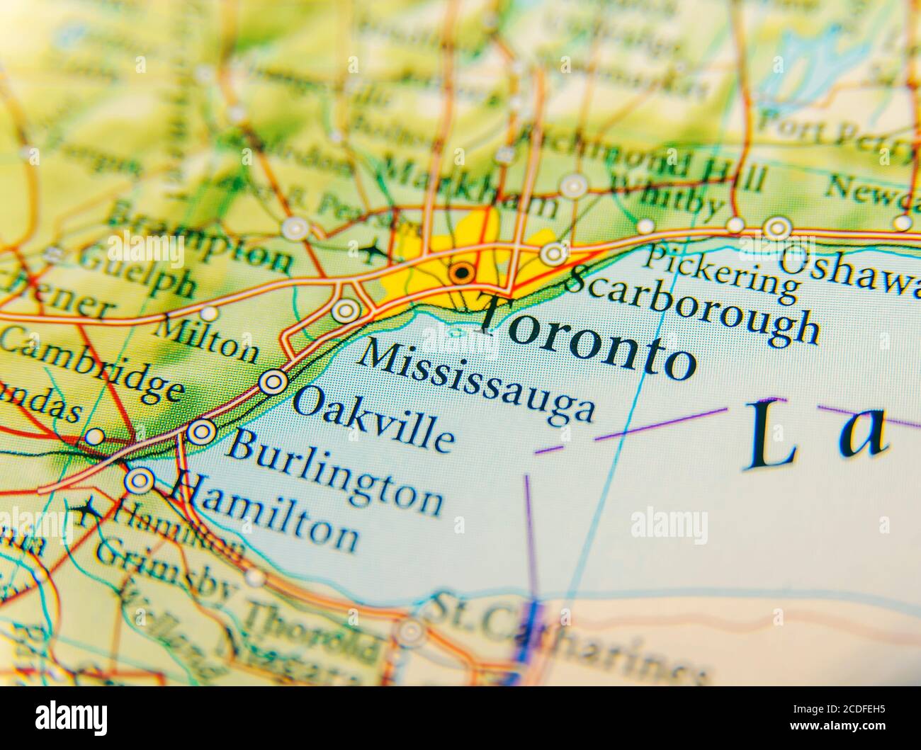 Toronto Map High Resolution Stock Photography and Images - Alamy