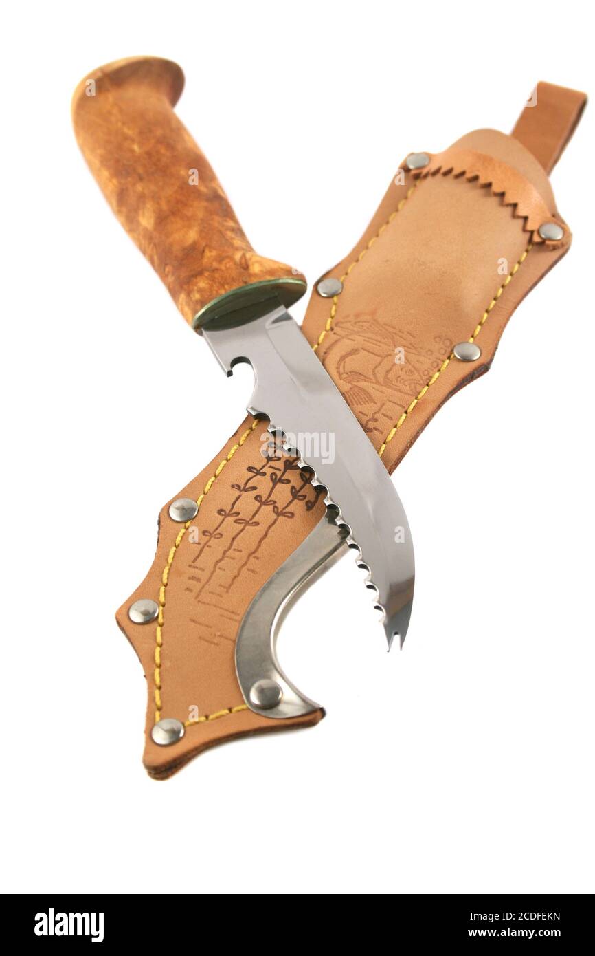 Finnish Hunting Knife Stock Photo - Alamy