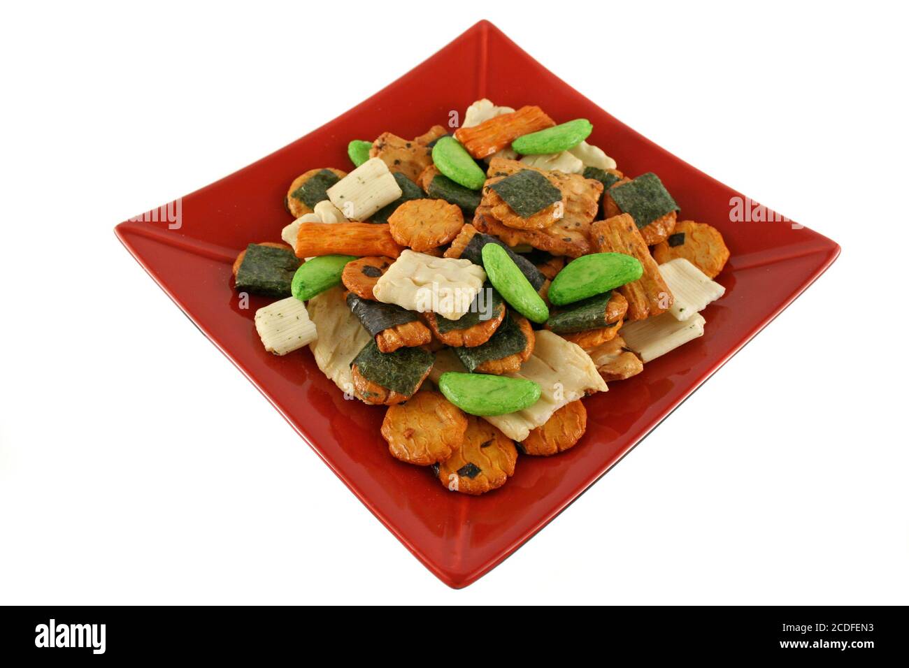 Asian Rice Crackers 1 Stock Photo - Alamy
