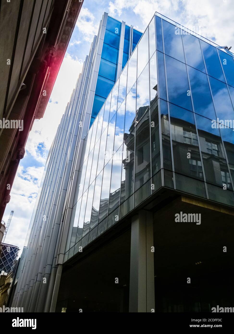 View of New Court in St Swithin's Lane, London EC4, the financial ...
