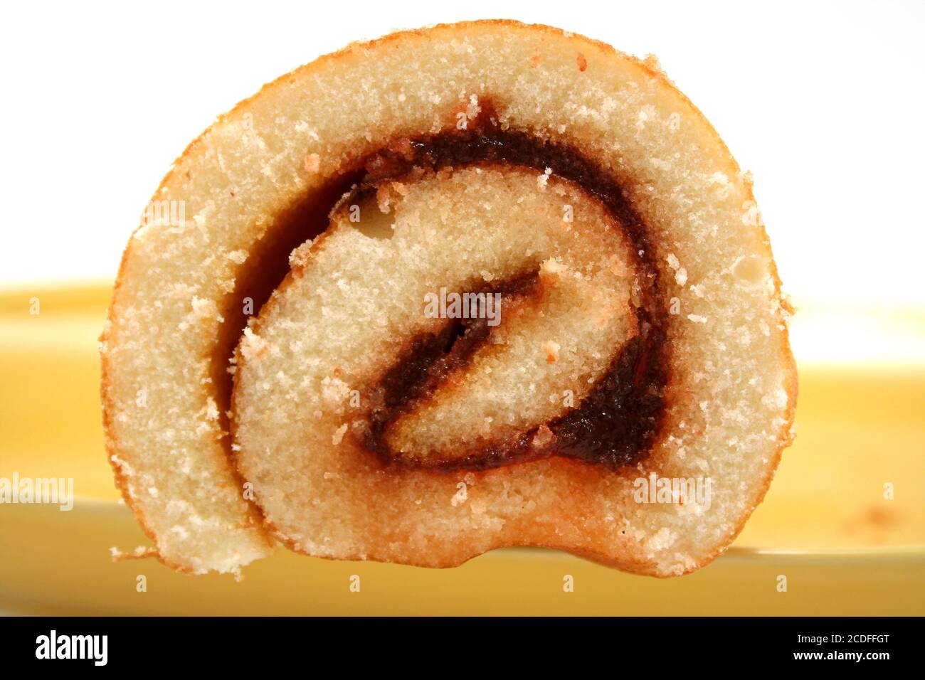 Baked jam roll hi-res stock photography and images - Alamy