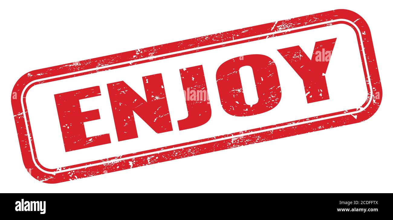Enjoy stamp hi-res stock photography and images - Alamy