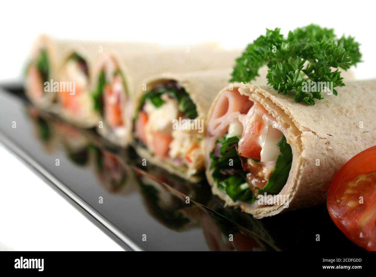 Mixed Wrap Platter 3 Stock Photo - Alamy