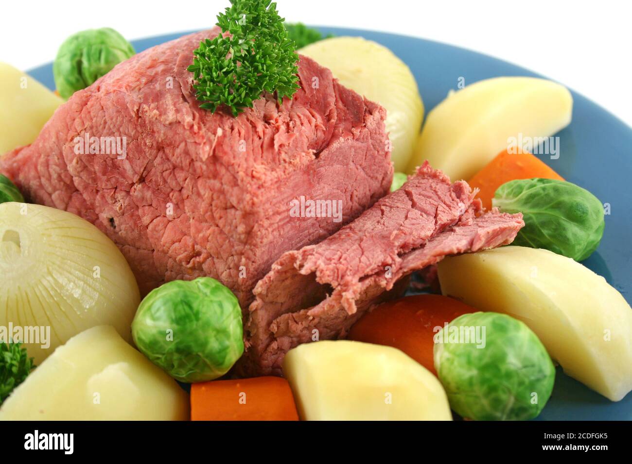 Carved Beef Brisket Stock Photo - Alamy