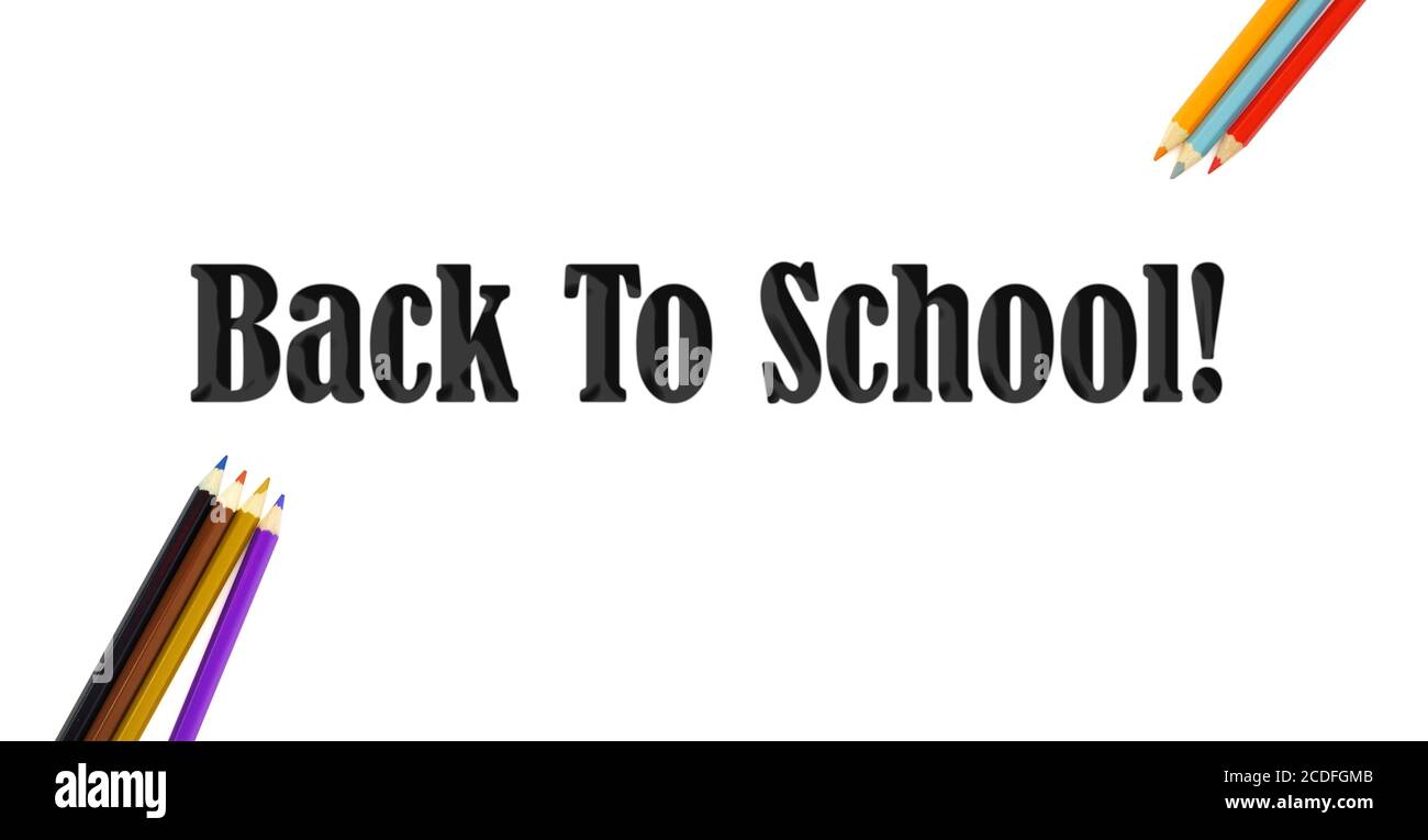 Back to school kids Cut Out Stock Images & Pictures - Alamy