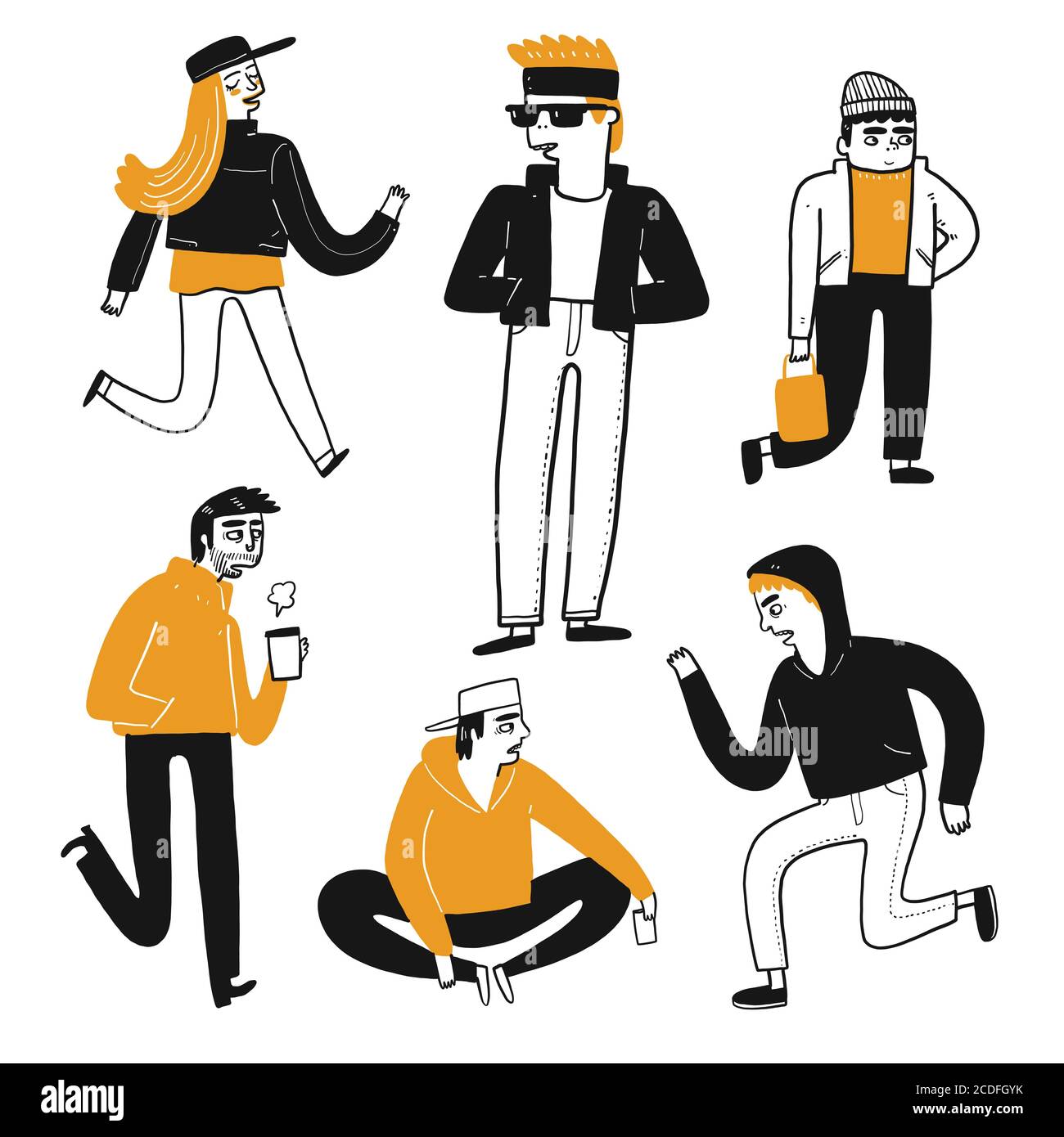 Simple People Drawings