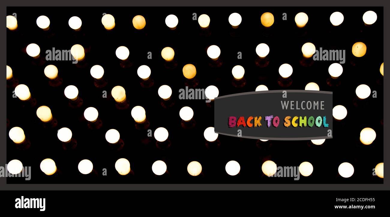 Back to school, education background for invitation, promotion poster ...