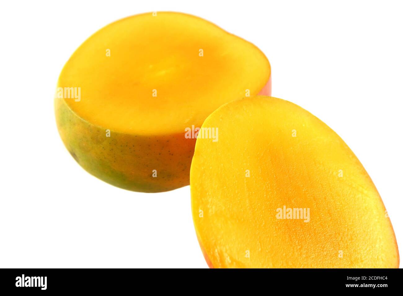 Fresh Sliced Mango Stock Photo - Alamy