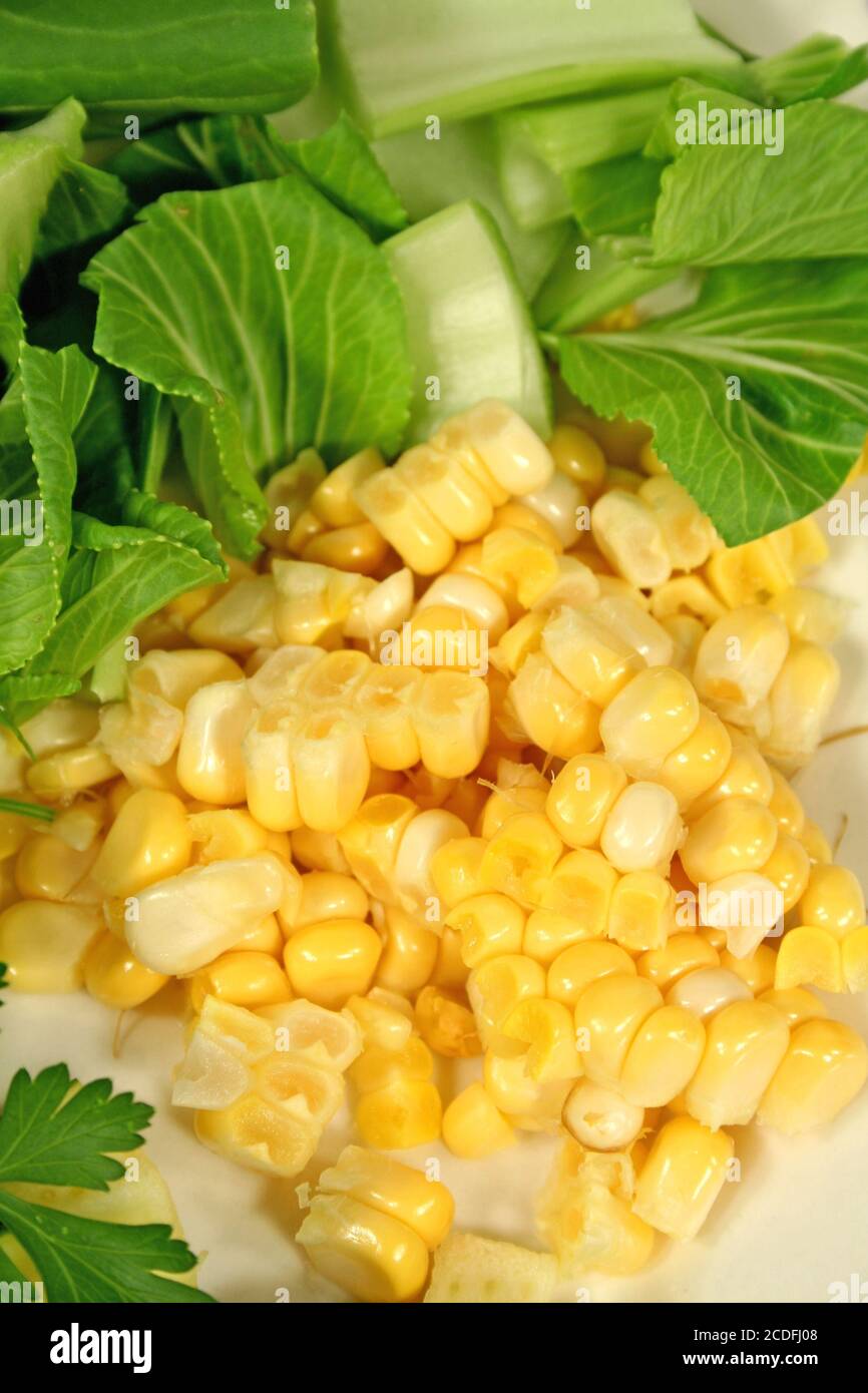 Corn Off The Cob 2 Stock Photo - Alamy