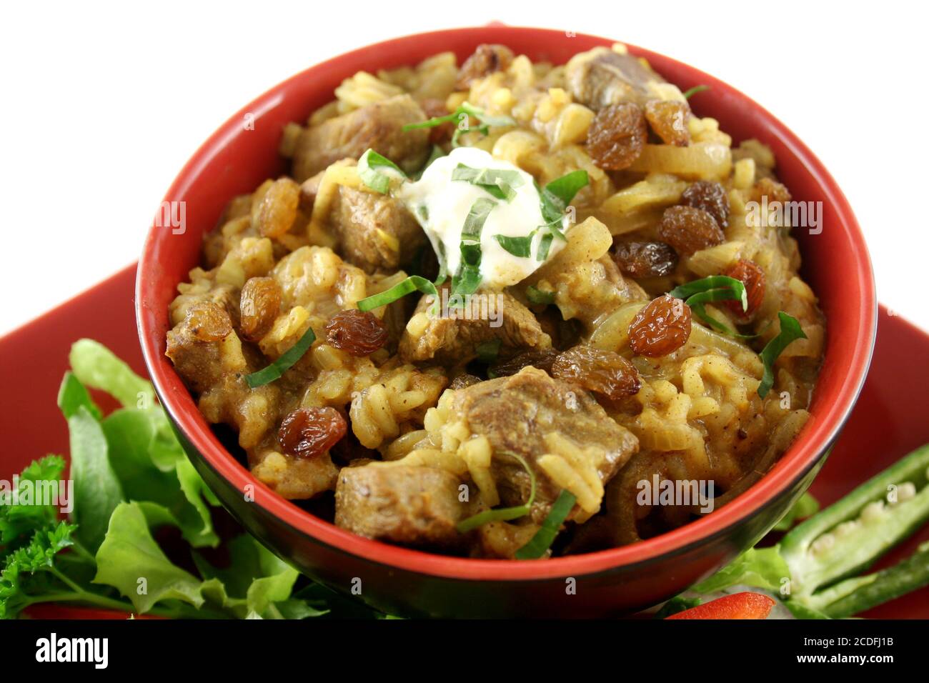 Lamb Biryani 3 Stock Photo - Alamy