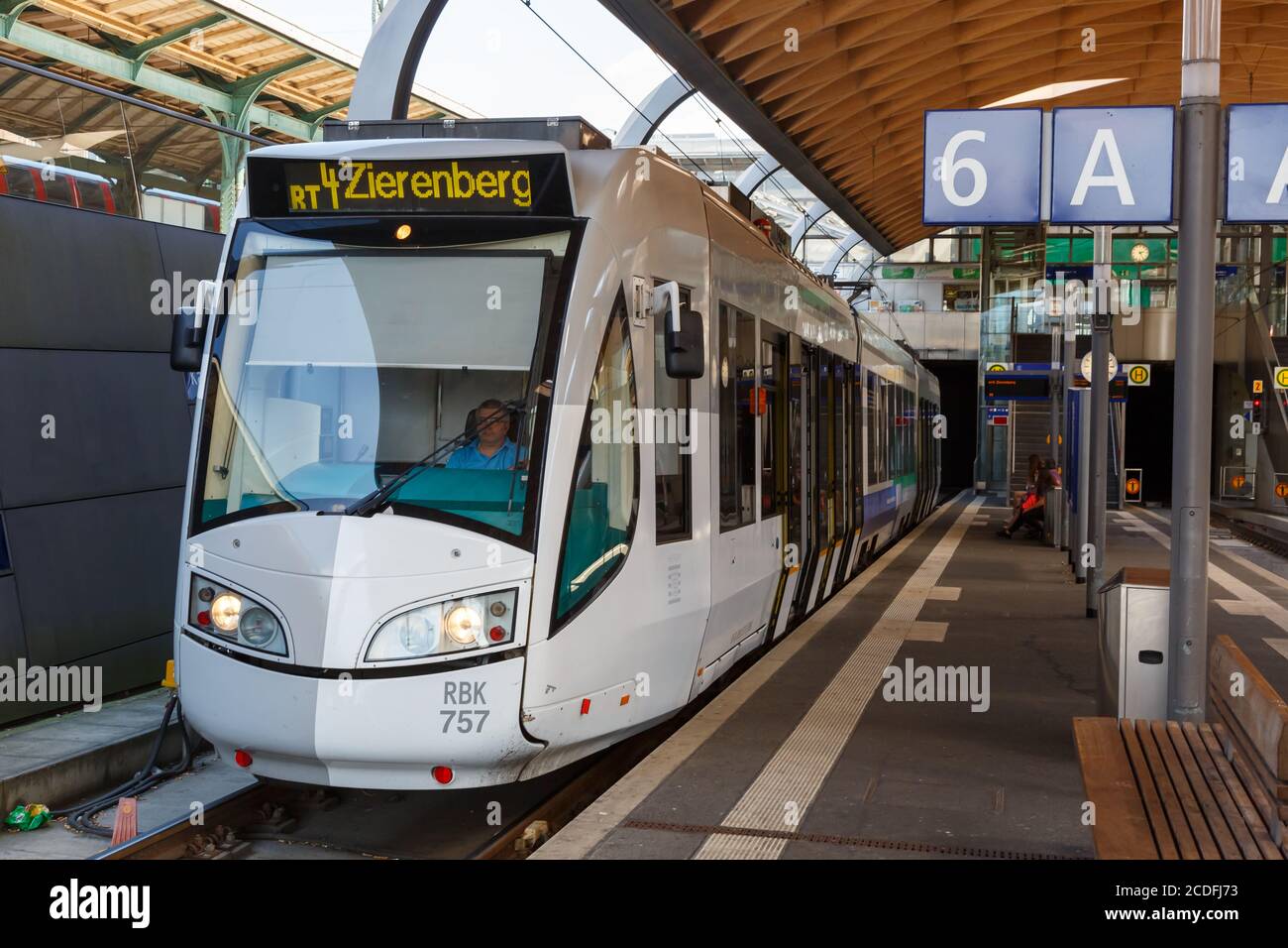 Kassel, Germany - August 8, 2020: RegioTram Kassel tram train public ...