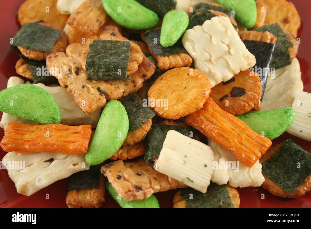 Asian Rice Crackers 3 Stock Photo - Alamy