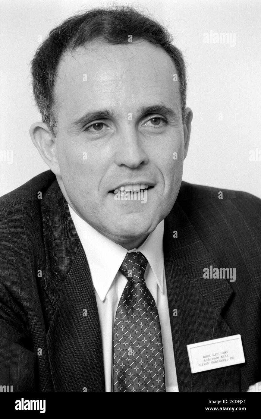 Rudi Giuliani New York District Attorney, Surrey Suite, Howard Hotel ...