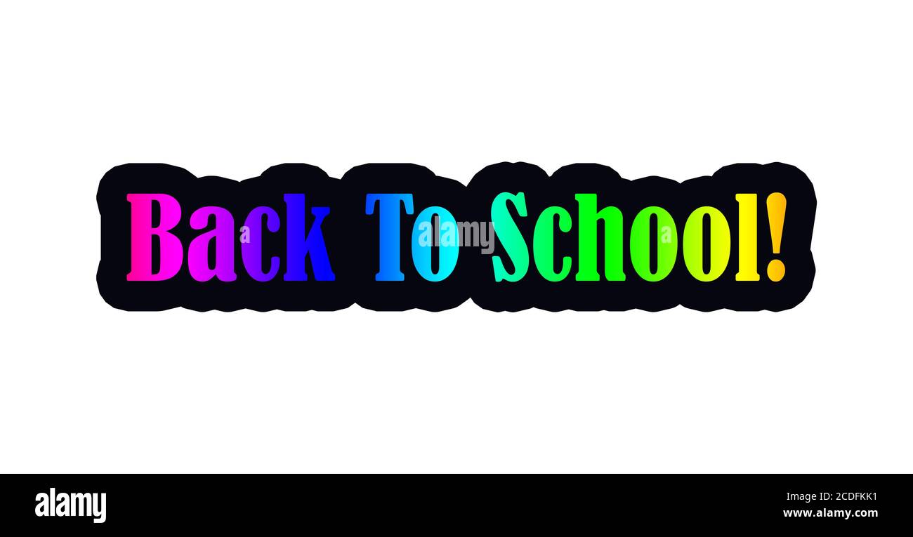 Welcome back banner Cut Out Stock Images & Pictures - Alamy