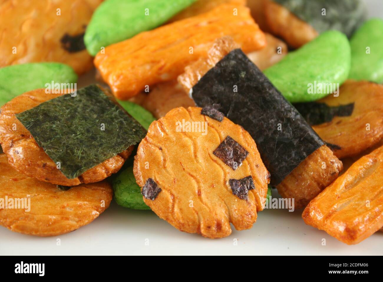 Asian Rice Crackers 4 Stock Photo - Alamy