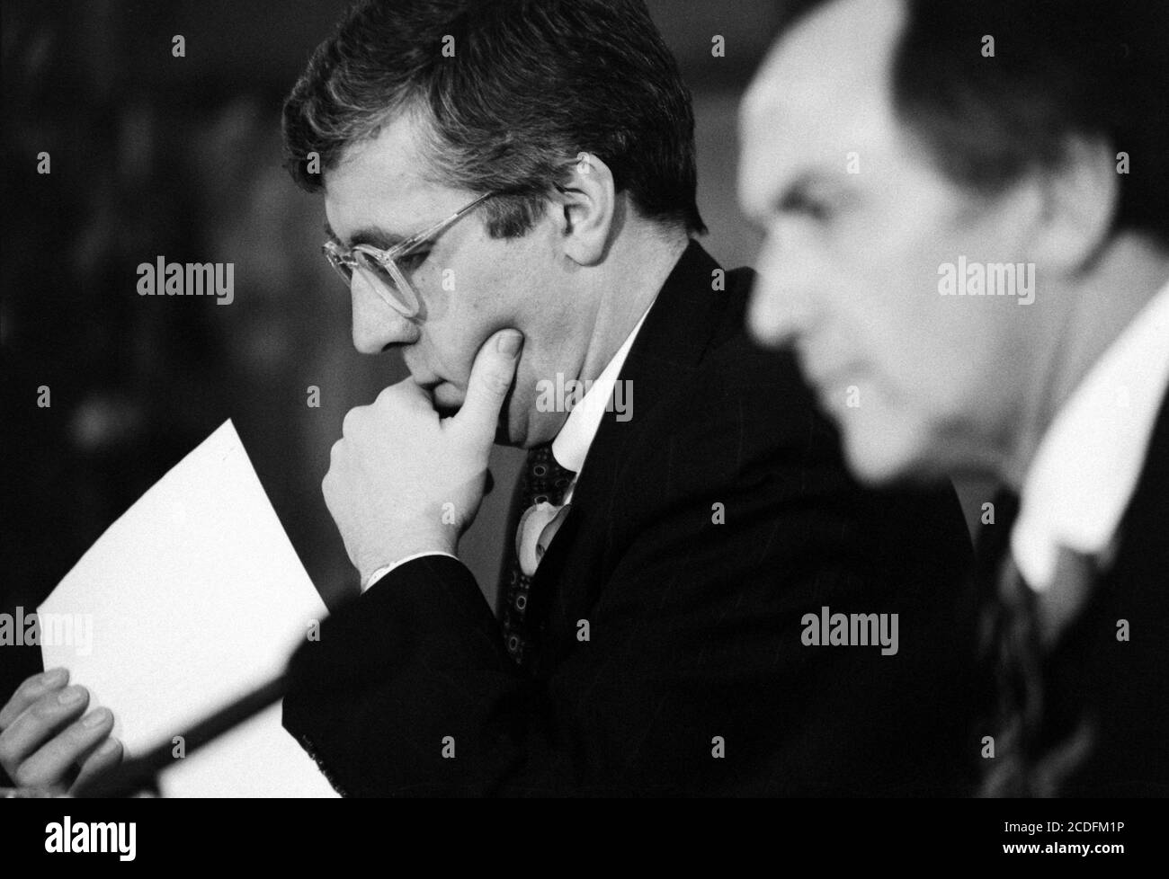 Shadow Education team Jack Straw MP (glasses), Baroness Tessa ...