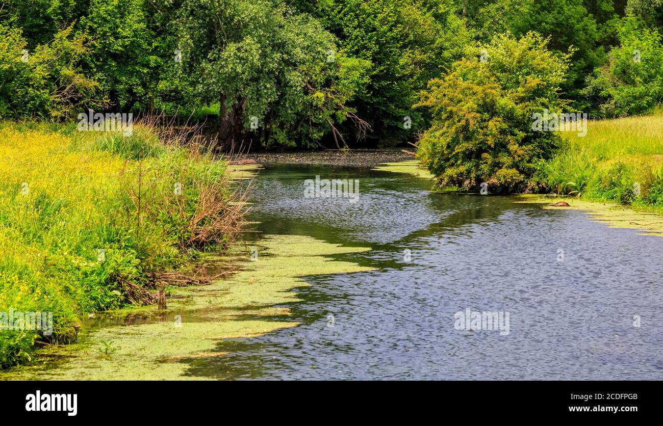 Image of the Eure River in Central France Stock Photo - Alamy