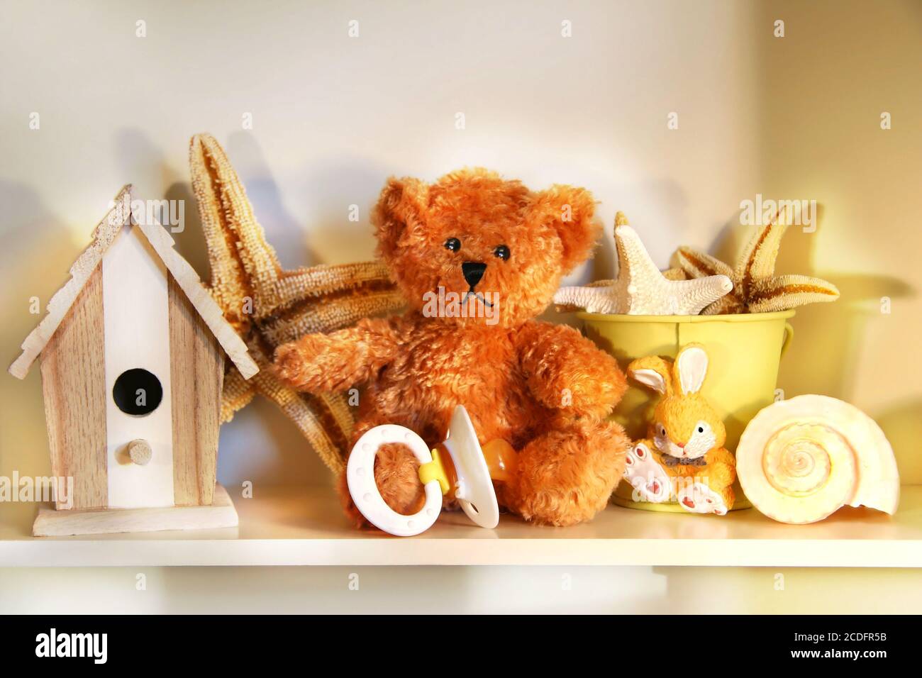 Little rusty teddy bear Stock Photo - Alamy