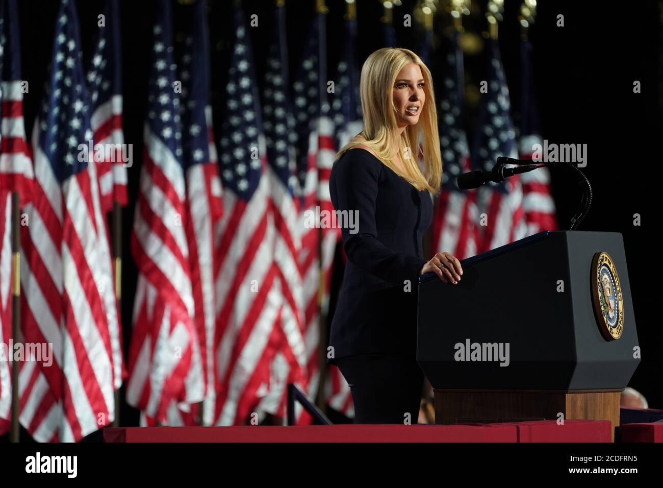 First Daughter and Advisor to the President Ivanka Trump makes remarks ...