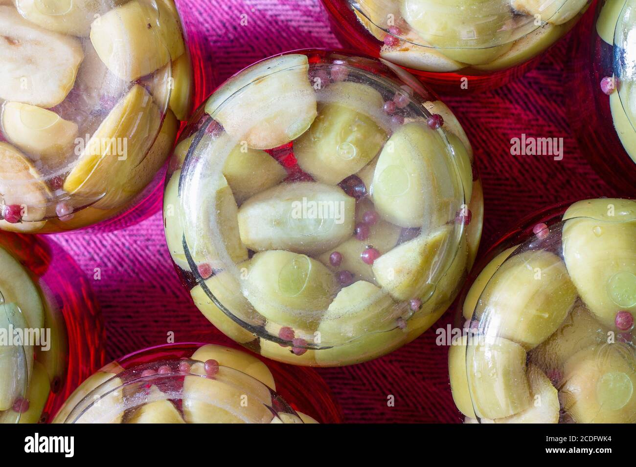 Homemade canned fruit compote for the winter. Compot from apples and ...