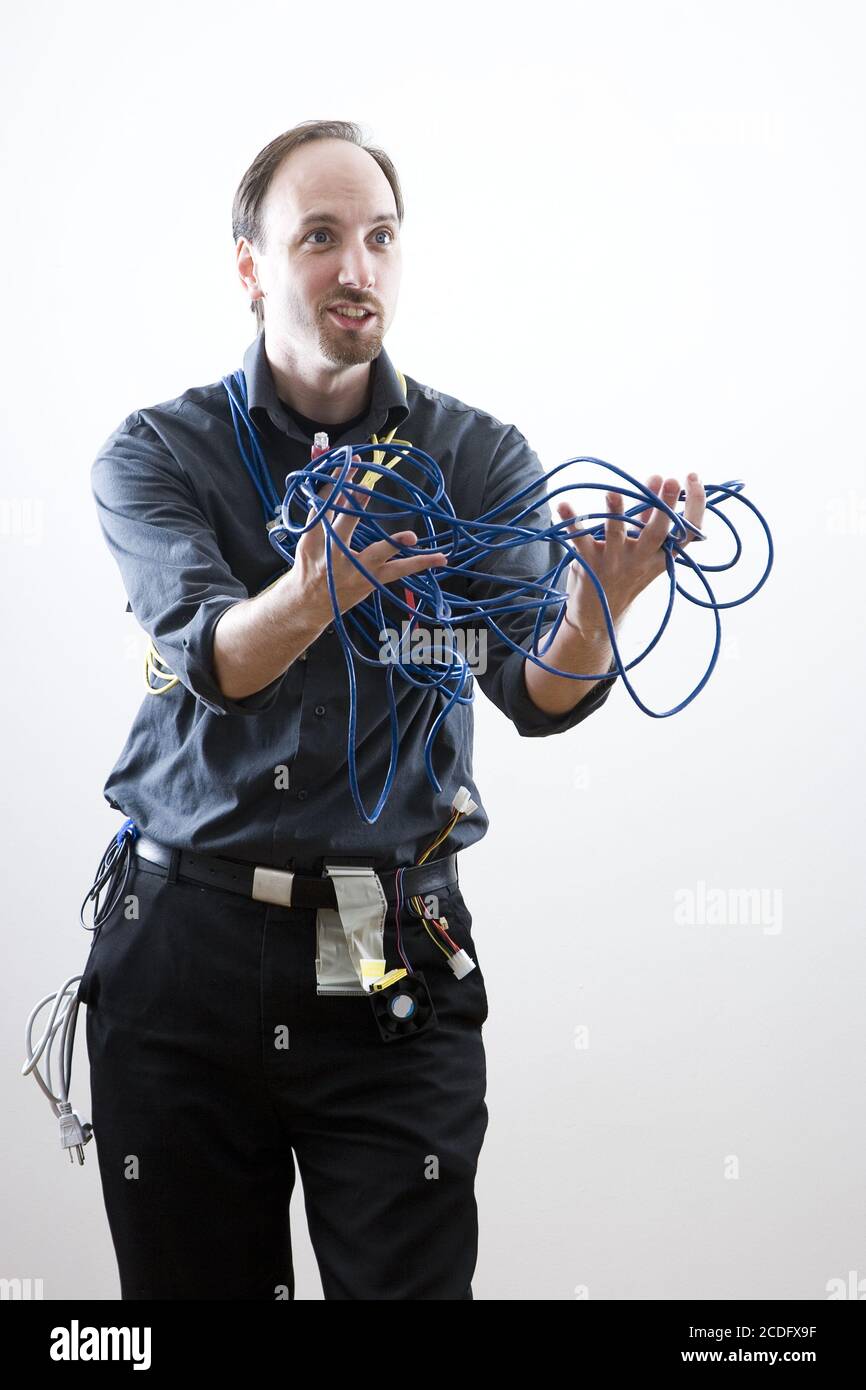 Frustrated by problem Stock Photo - Alamy