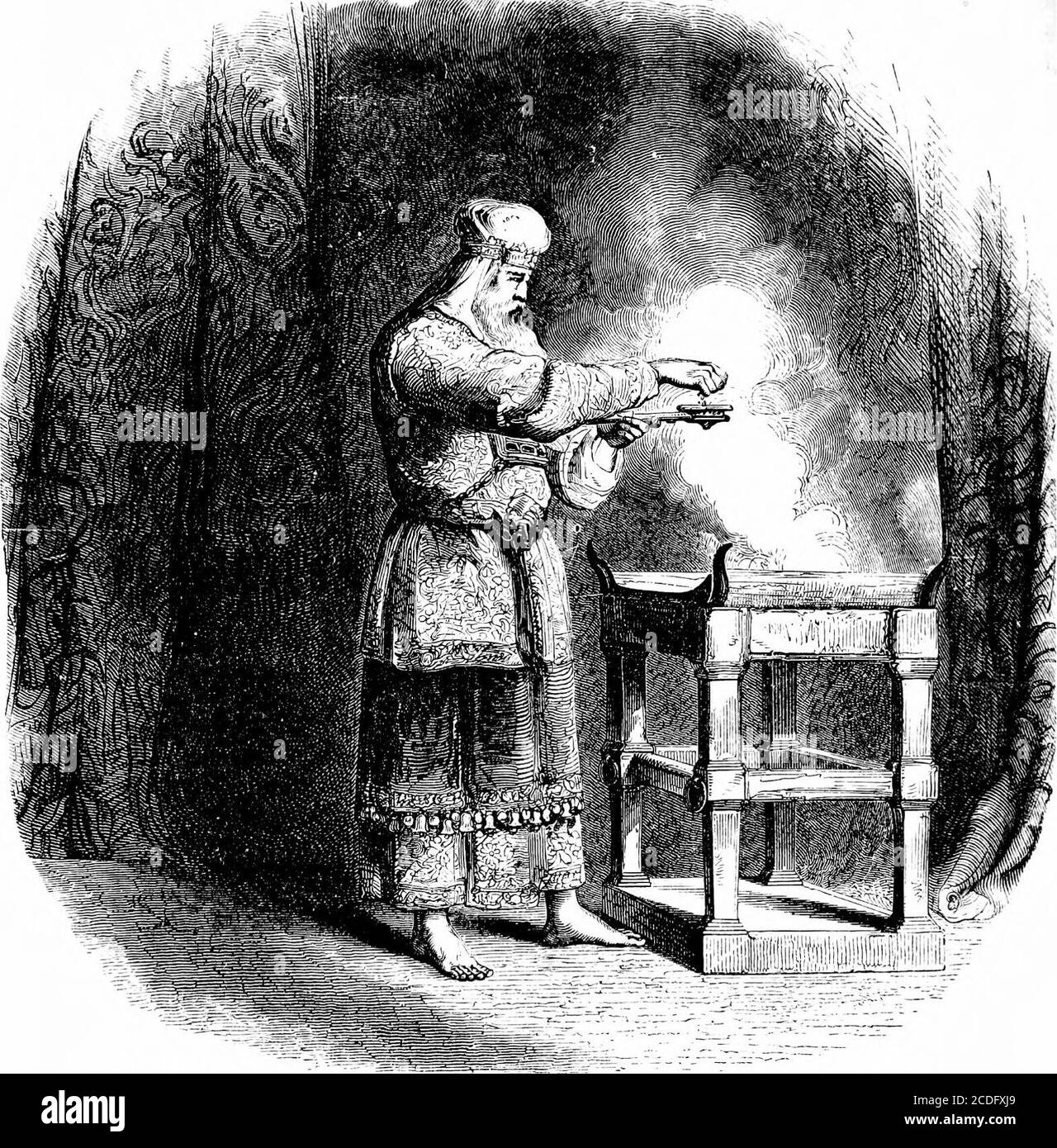 Aaron high priest Black and White Stock Photos & Images - Alamy