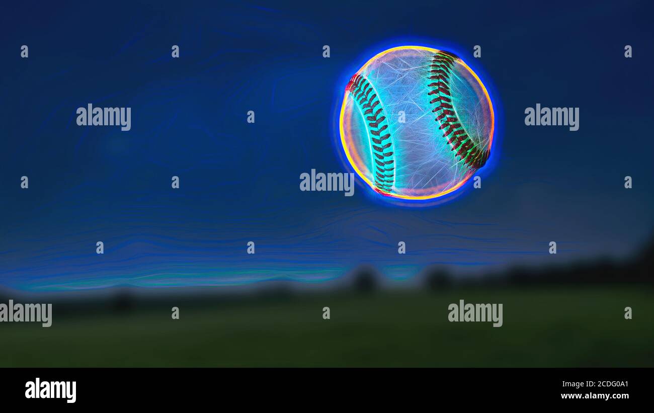 Baseball in air nobody hi-res stock photography and images - Alamy