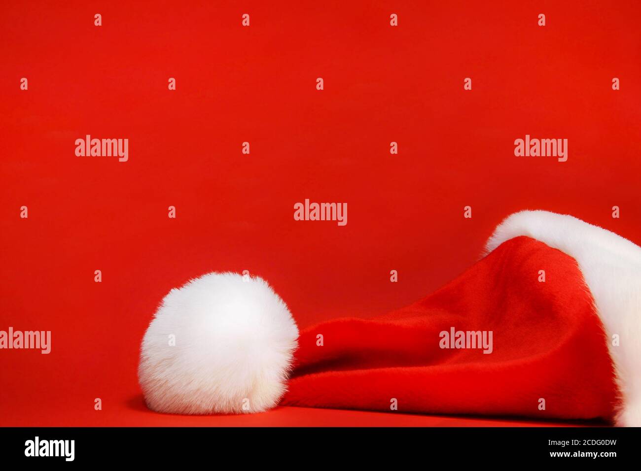 Red santa hat Stock Photo - Alamy