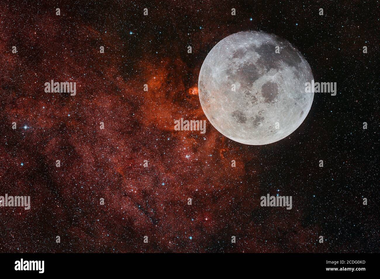Moon. Solar system. Cosmos art. Elements of this image furnished by ...