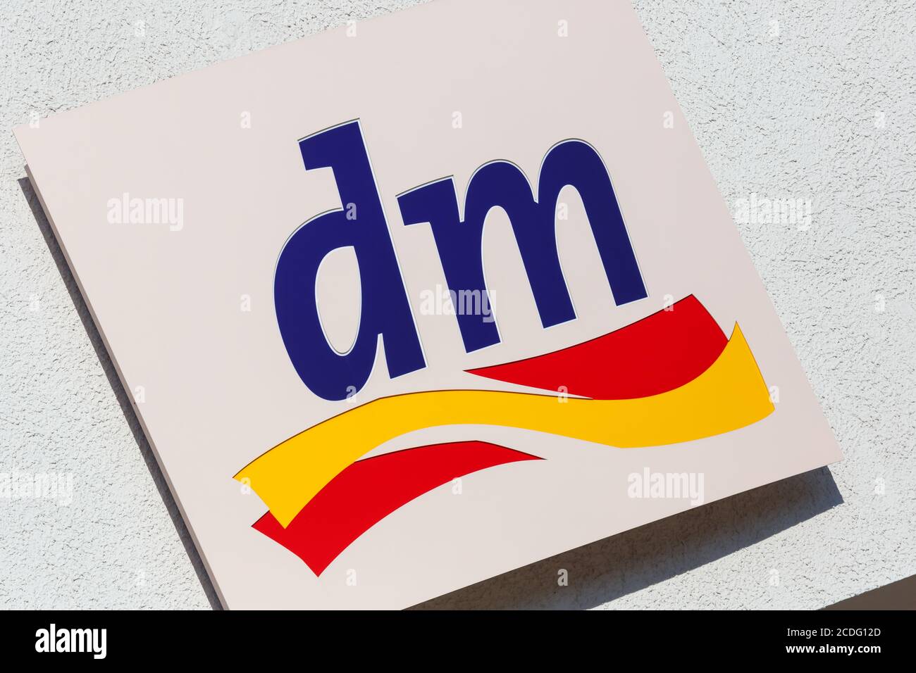 Stuttgart, Germany - May 17, 2020: dm Markt drugstore drug store logo ...