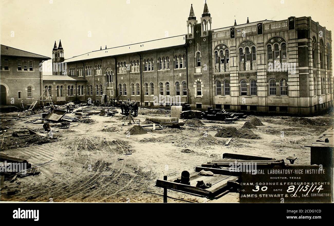 . Physical laboratory for the William M. Rice Institute, Houston, Texas ...