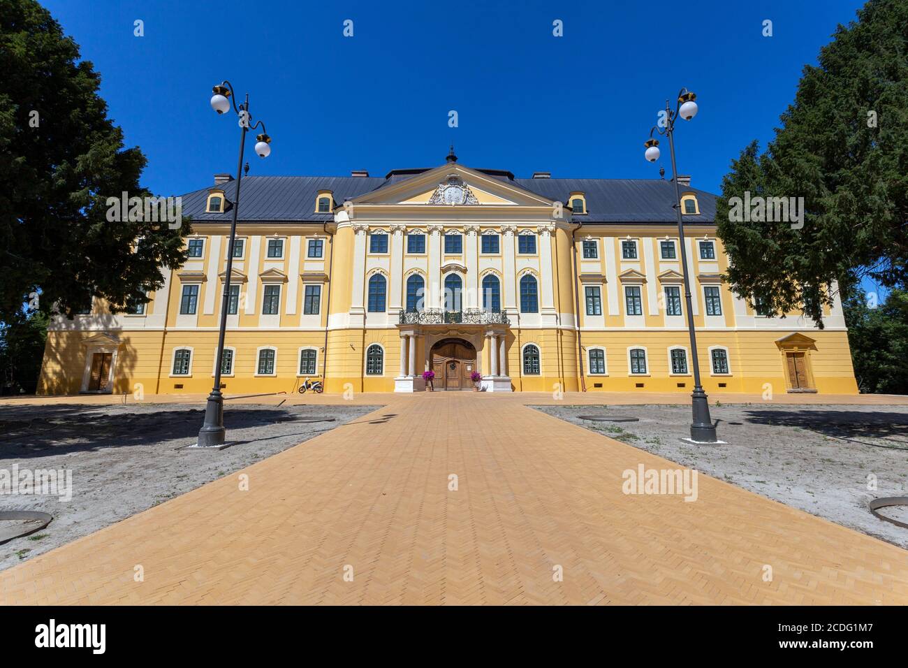 The Archiepiscopal Palace or the Bishop’s Palace of Kalocsa, Hungary on ...
