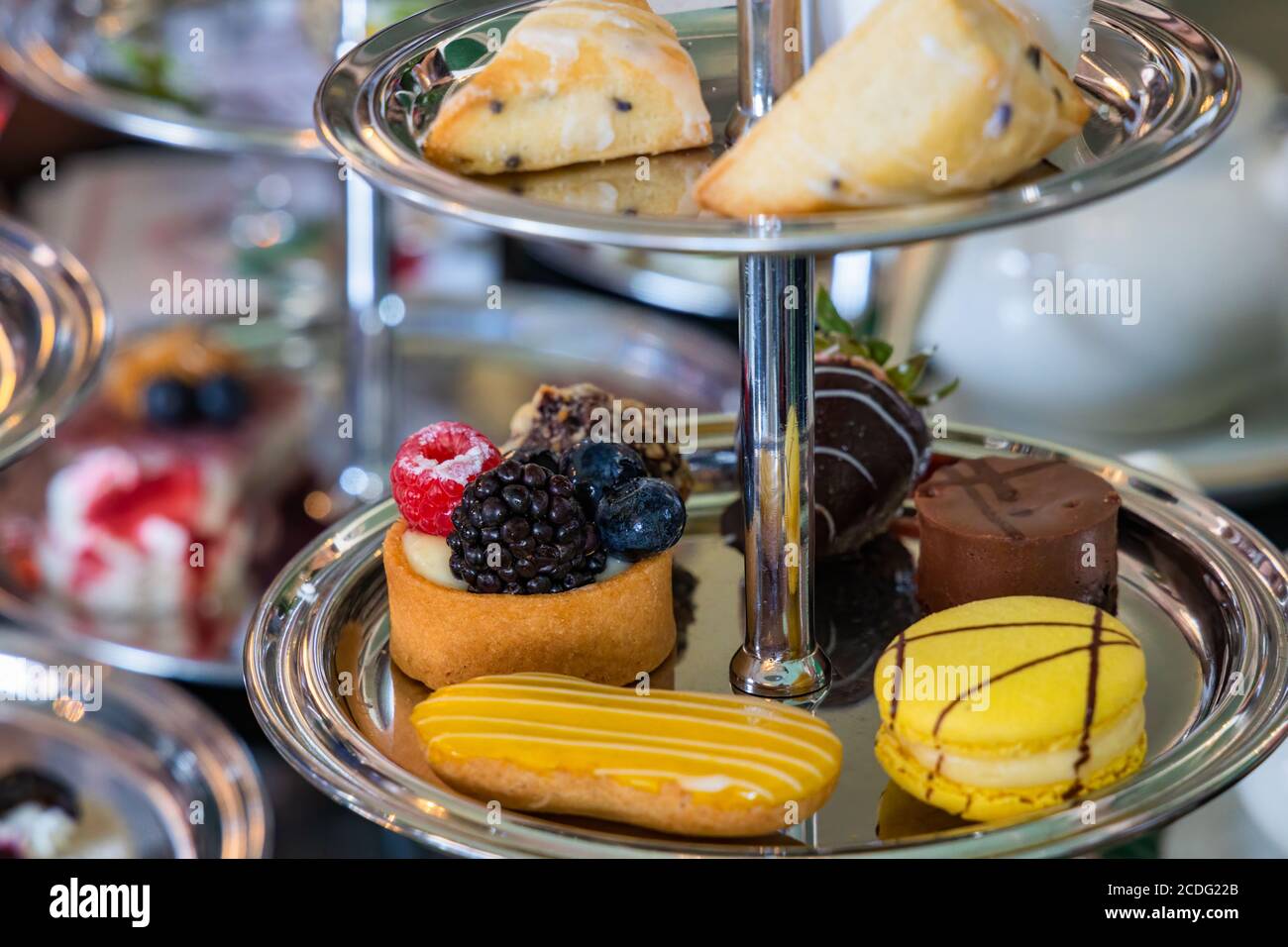 Tray of desserts hi-res stock photography and images - Alamy