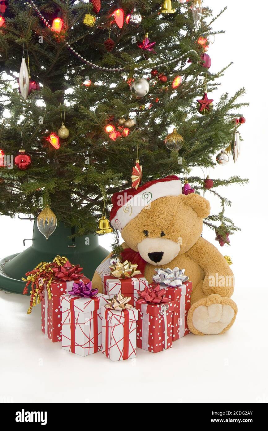 Christmas presents under the tree Stock Photo - Alamy