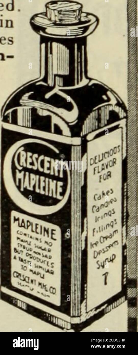 . American cookery . Try ThisSyrup Sir! It is made with Mapleine ...