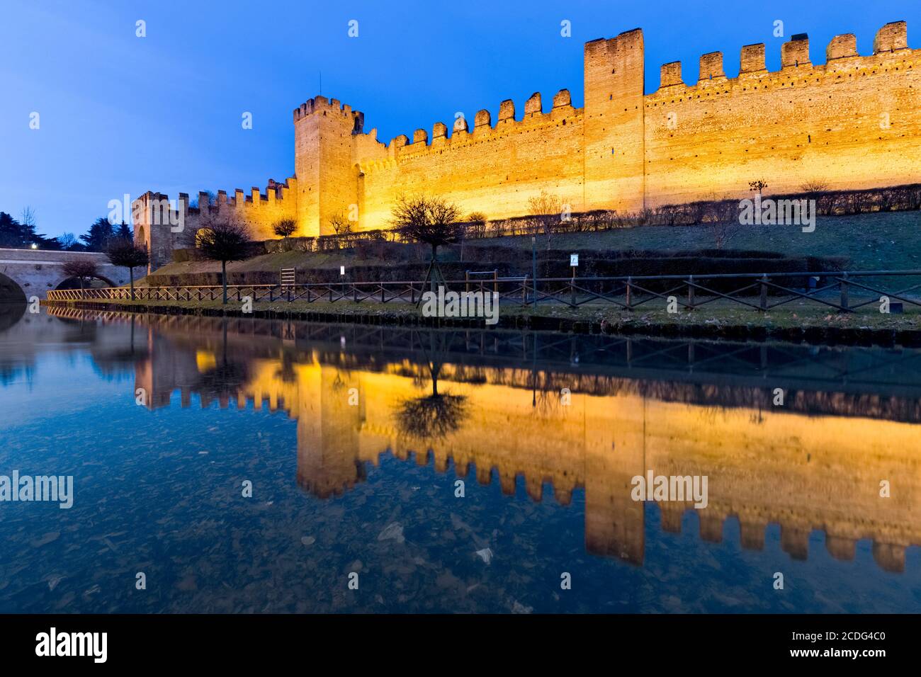 The medieval walls of Cittadella are one of the best preserved examples ...