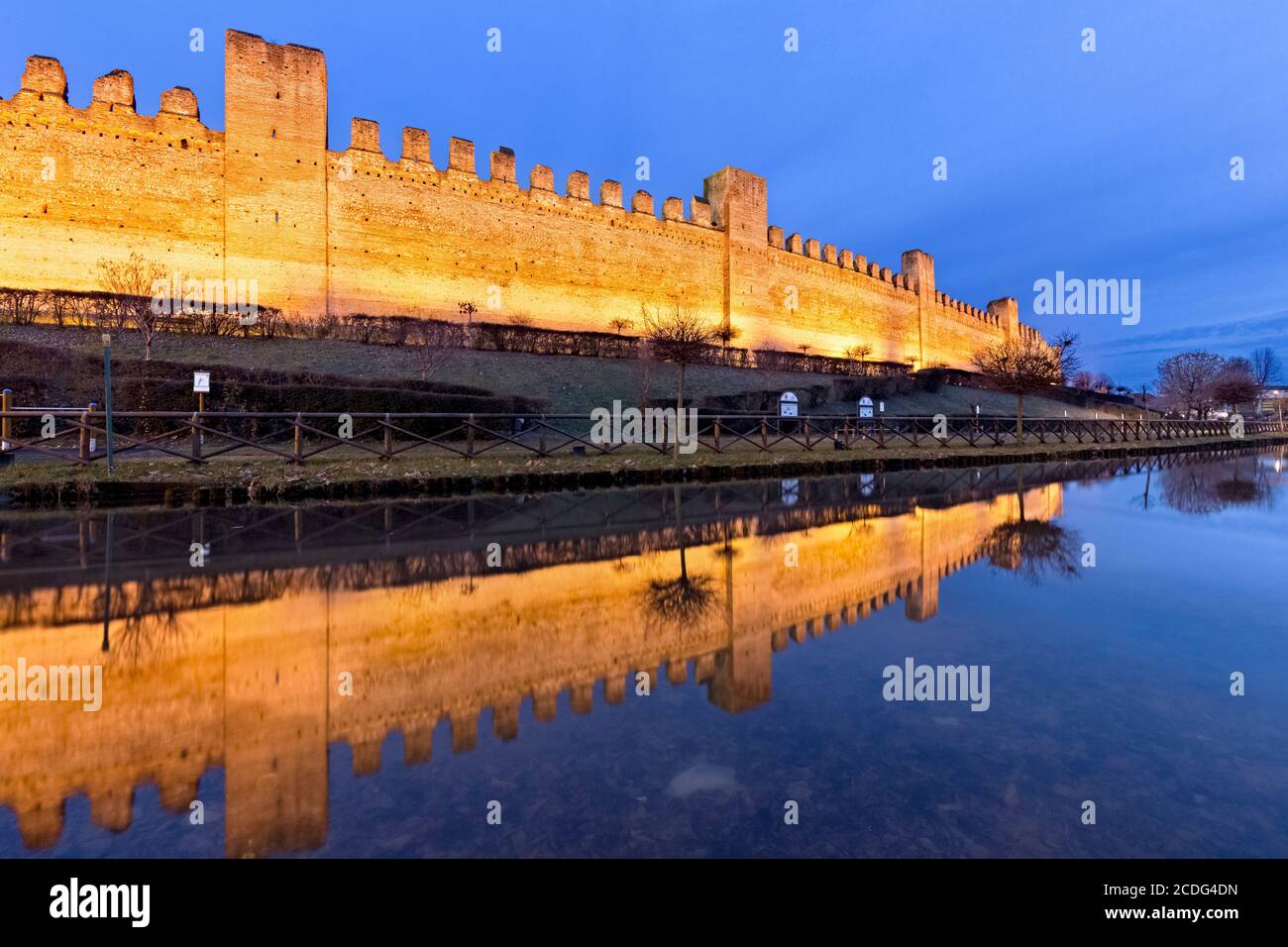 The medieval walls of Cittadella are one of the best preserved examples ...