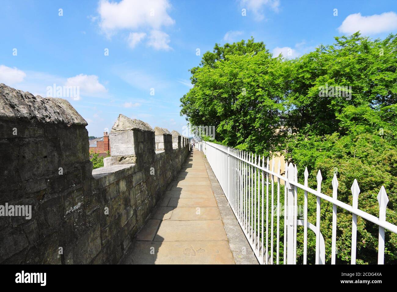York city walls, UK Stock Photo - Alamy